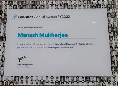 Manash Mukherjee On Linkedin Teamwork Persistentsystems