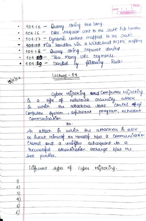 Ccs Class Note Page Date Noteb0ok 404 L5 Quystrirg Too Leng 104 16