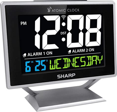 How To Set A Sharp Atomic Digital Clock At Claudia Conklin Blog