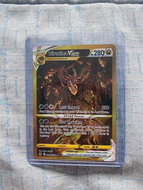 Crown Zenith Gold Giratina And Arceus Hobbies And Toys Toys And Games On