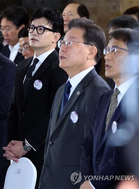 이재명 대표와 한동훈 장관 연합뉴스