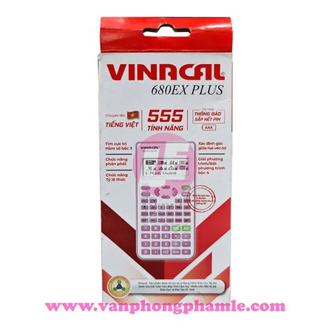 Máy Tính Vinacal 680ex Plus Văn Phòng Phẩm Lệ