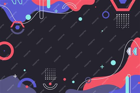 Premium Vector Geometric Abstract Element Background With Dark Style