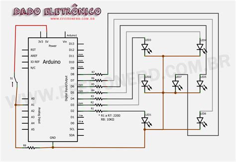 Efeitonerd Arduino Esp32 Attiny85 Dado Eletrônico