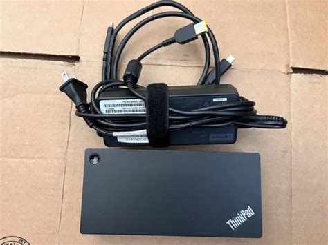 Lenovo Thinkpad As Us Usb C Gen Docking Station W W Lenovo Power Supply