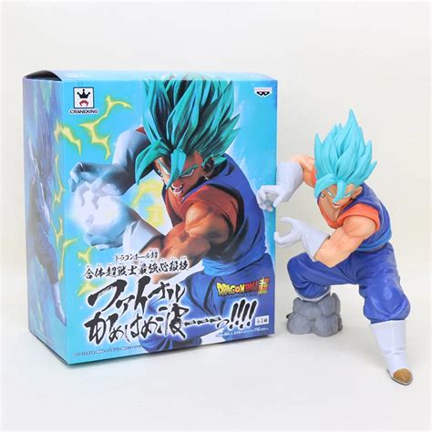 Aliexpress Buy Cm Super Saiyan God SS Vegito Figurine Final Kamehameha Blue VEGETTO