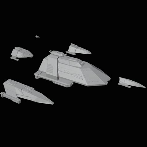 ⭐ Tholian And Fasa Gorn Ships Star Trek Starship Parts Kit Expansion