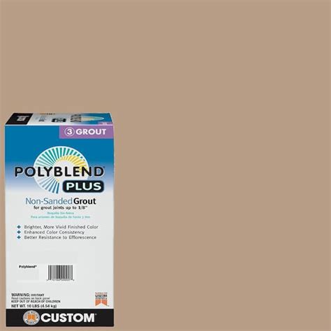 Custom Building Products Polyblend Plus 380 Haystack 10 Lb Unsanded Grout Pbpg38010 The Home