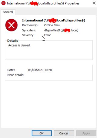 Offline Files Sync Issue Data Storage Backup Recovery Spiceworks