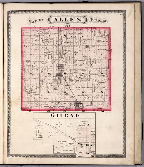 Allen Township Miami County Indiana Gilead David Rumsey