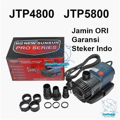 Jual SUNSUN JPRO JTP PRO ECO LOW 4800 5800 Liter Jam SNI Original Pompa Low Watt Aquarium