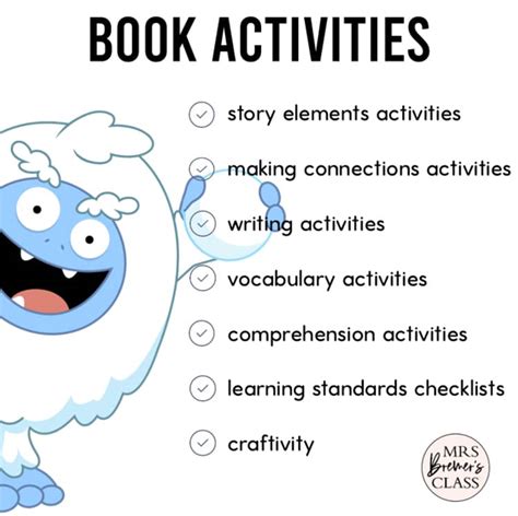 How To Catch A Yeti Book Study Activities Craft Read Aloud Book Companion Unit