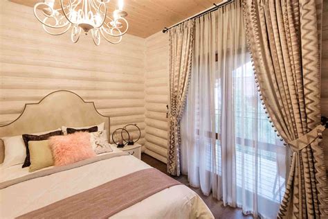 Шторы в доме из бруса 49 фото