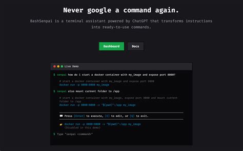 Bashsenpai Ai Terminal Assistant Ai Forest