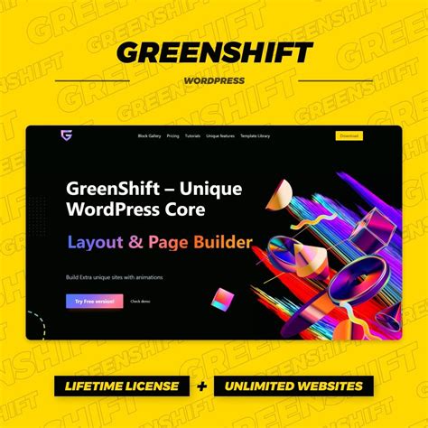 Original License Key Activation For Greenshift With Auto Updates Cheap Price R