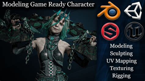 Modeling Game Character Final Part Youtube