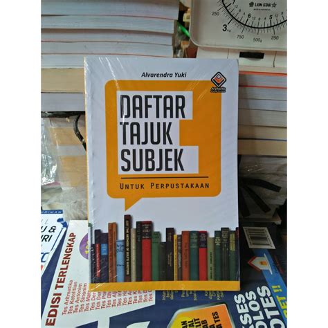 Jual Daftar Tajuk Subjek Untuk Perpustakaan Shopee Indonesia
