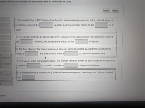 Solved The Variable That Is NOT Changed By The Other Chegg Com