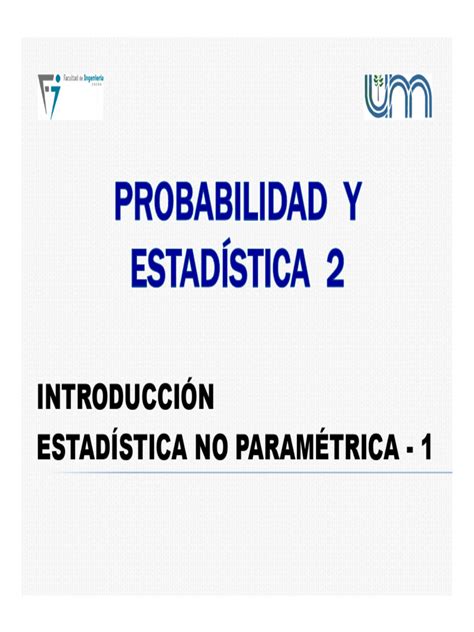 1 Intro Y Estad No Parametrica 1 18 08 22 Avm Pdf Teoría De