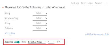 Rank Order Definition Survey Questions Characteristics Types And