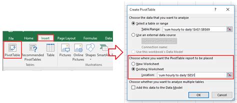How To Quickly Sum Hourly Data To Daily In Excel