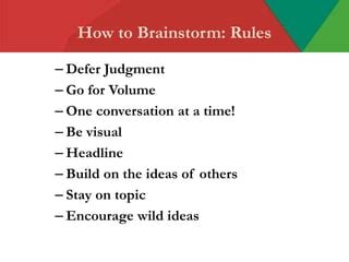 Needs Finalization Idea Brainstorming Ppt