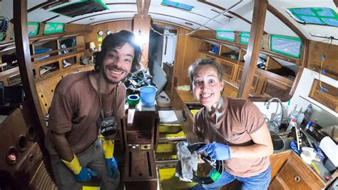 ⛵️It's Finally time to clean the diesel tank of our sailboat [after 22 ...