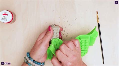 Diy Concrete Lego Block Keychain