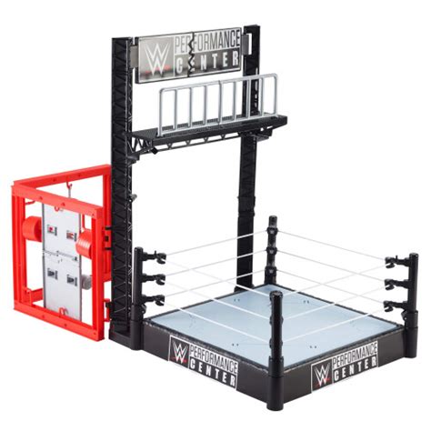 Mattel Wwe Wrekkin Performance Center Playset With Gym Breakable Accessories Collapsible