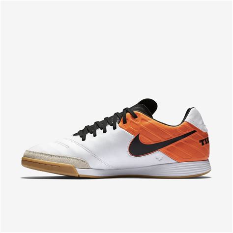 Nike Tiempo Mystic V Ic White Total Orange Black Football Shirt