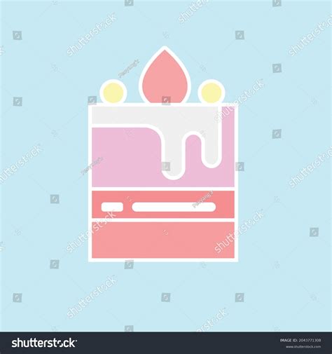 Vector Illustration Icon Object Sweet Stock Vector Royalty Free