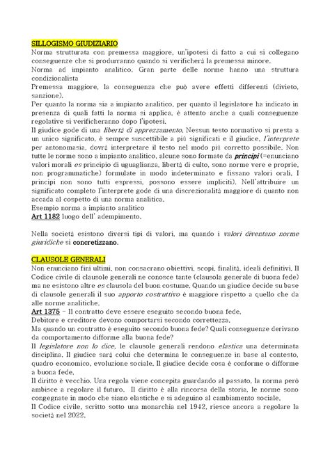 Appunti Diritto Privato Docsity
