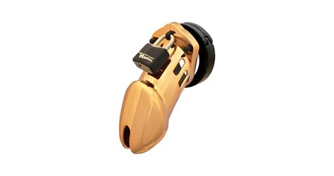 CB-6000 Gold Finish Kyskhetsbälte (8,25 cm) - Luxuös design!