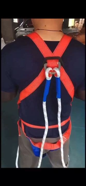 Heavy Duty Safety Belt Full Body Safety Harness Polyamide Lanyard Large