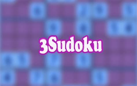 3sudoku 🕹️ Play Now On Gamepix