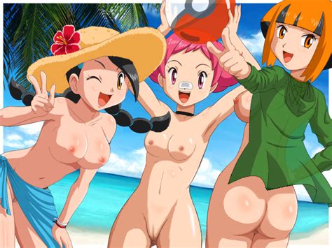 Rule 34 Ass Breasts Candice Pokemon Female Female Only Gardenia