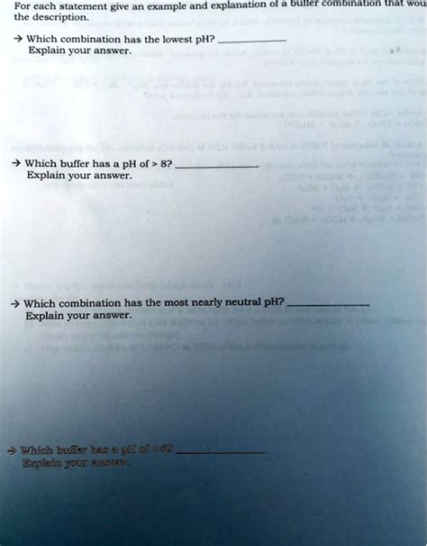For Each Statement Give An Example And Explanation Of A Buffer