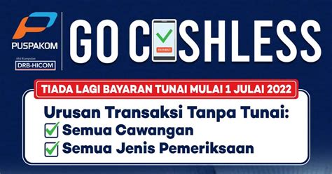 Puspakom To Go Fully Cashless For Transactions From July 1 2022 At All