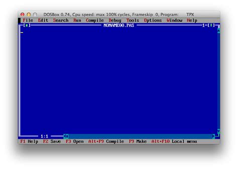TurboPascal Setup Tutorial For Mac GitHub