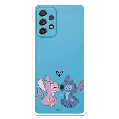 Offizielle Disney Angel And Stitch Kiss Samsung Galaxy A52 5g Hülle
