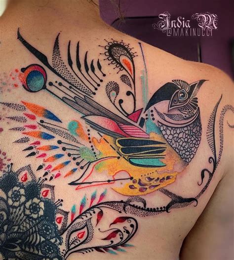 Mockingbird In Flight Tattoo