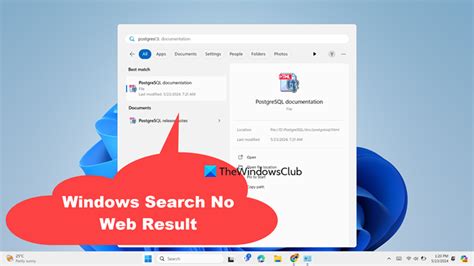 Windows Search No Web Results Fix