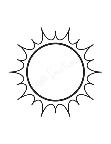 Free Printable Sun Template Printable Templates Online By Paul Printable