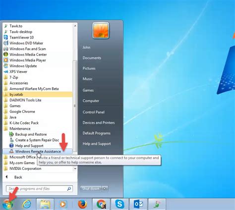 Windows Remote Assistance Hitech Service