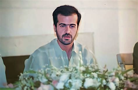 الفارس الذهبي باسل الأسد في إحدى الاجتماعات مع الفرسان Bassel Al Assad