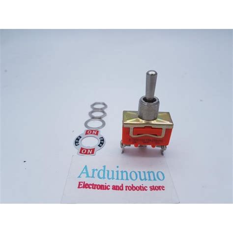 Jual Saklar Toggle Switch DPDT E TEN 3 Kaki 1122 15A 250V On Off On
