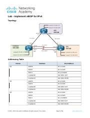 Lab Implement EBGP For IPv4 Network Setup Configuration And Course Hero