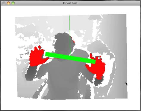 Initial Tests With The Kinect