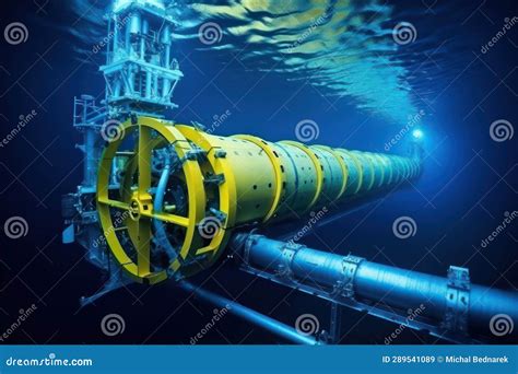 Underwater Pipeline For Gas Or Oil Transport Critical Infrastructure
