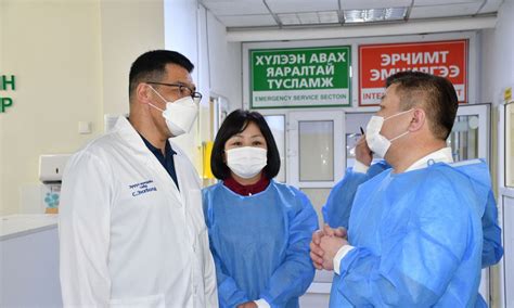 ЭМЯ ны сайд С Энхболд ЧД БГД ийн Эрүүл мэндийн төв ЭХЭМҮТ ийн хүүхдийн эмнэлэгт ажиллалаа